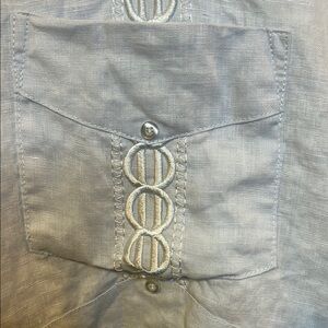 J. Edwards | Shirts | J Edwards Light Blue Linen Shirt 4xl | Poshmark